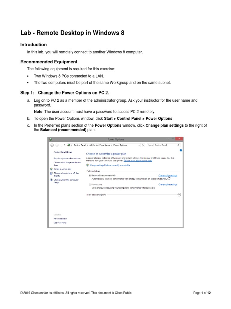 Remote Desktop in Windows 8 | PDF | Remote Desktop Services | Windows 8