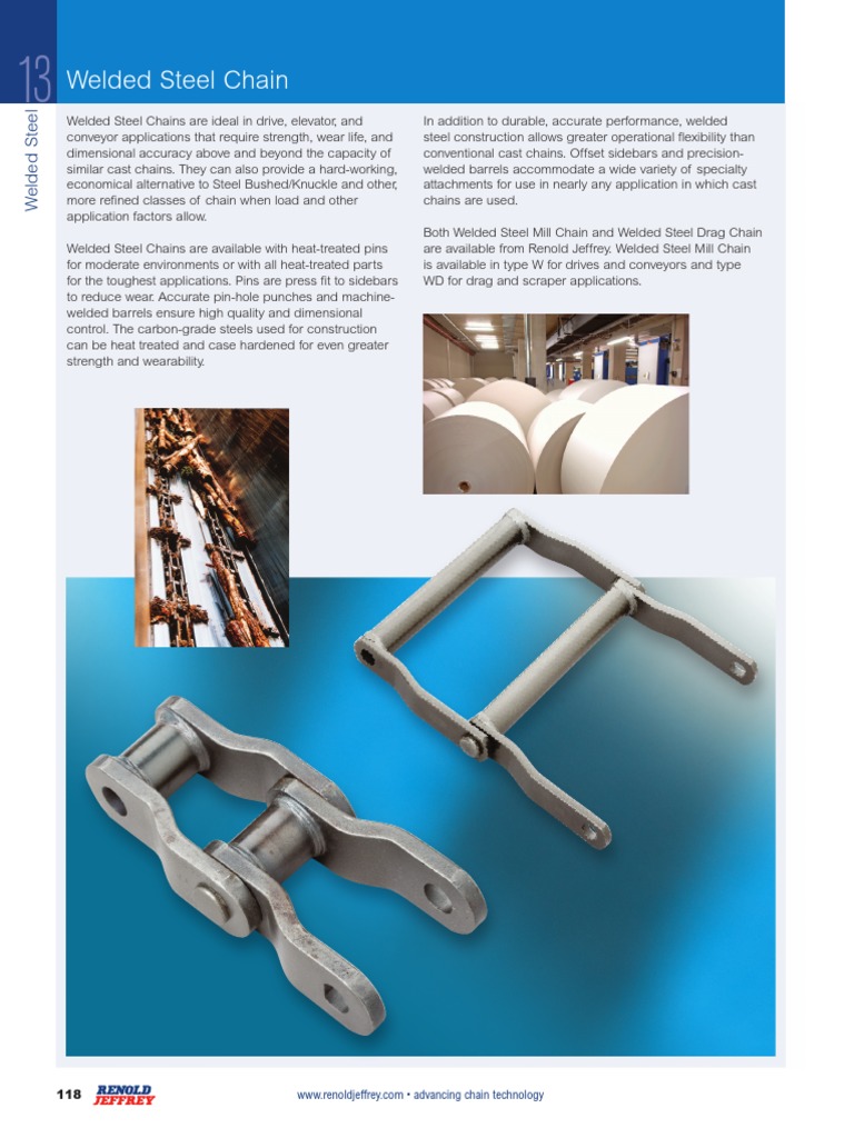 Welded Steel Chain Solutions Overview | PDF | Heat Treating | Steel