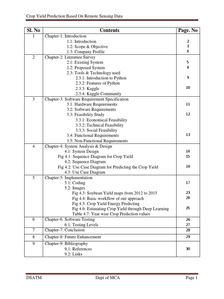 Crop Yield Report | PDF | Software Testing | Feasibility Study
