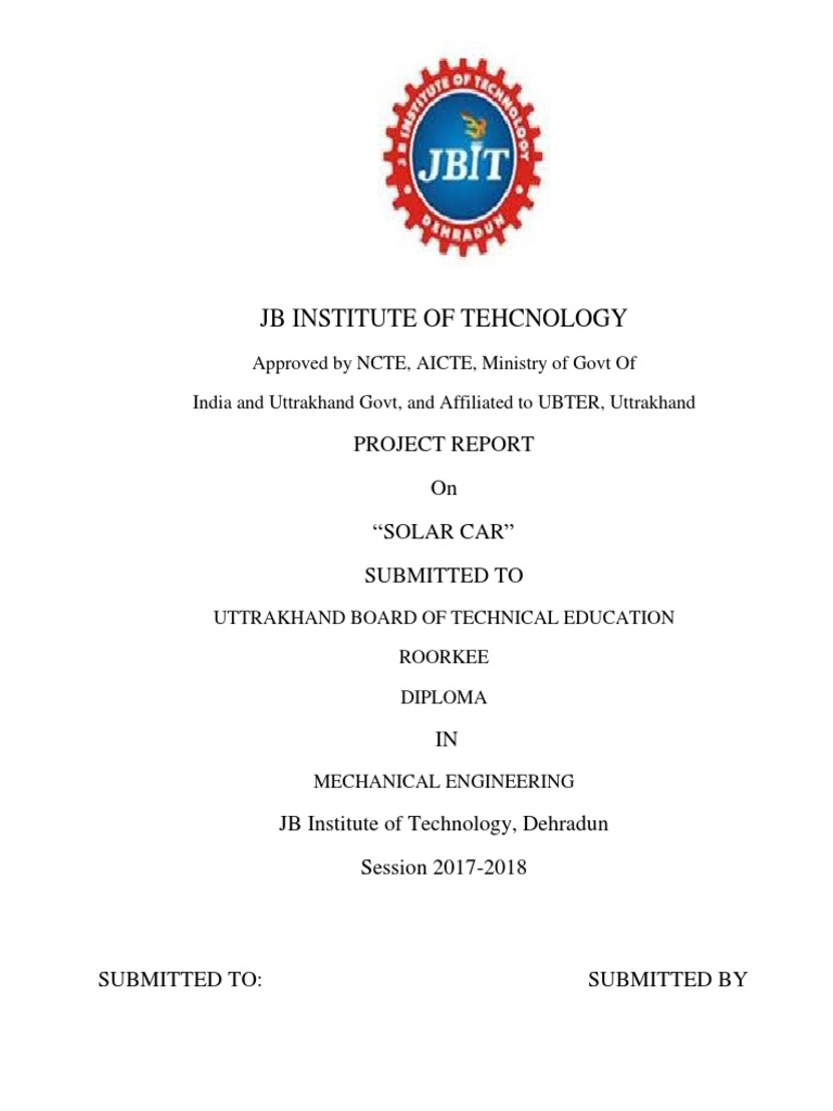 Jbit Institute of Tehcnology | PDF | Career And Technical Education ...