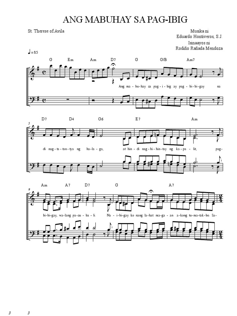 Ang Mabuhay Sa Pag Ibig | PDF