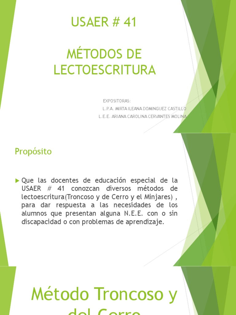 Métodos de Lectoescritura Troncoso y Cerro | PDF | Palabra | Semiótica