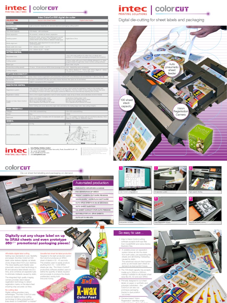 Colorcut Brochure Intec en Web 09092016 | PDF | Adobe Illustrator ...