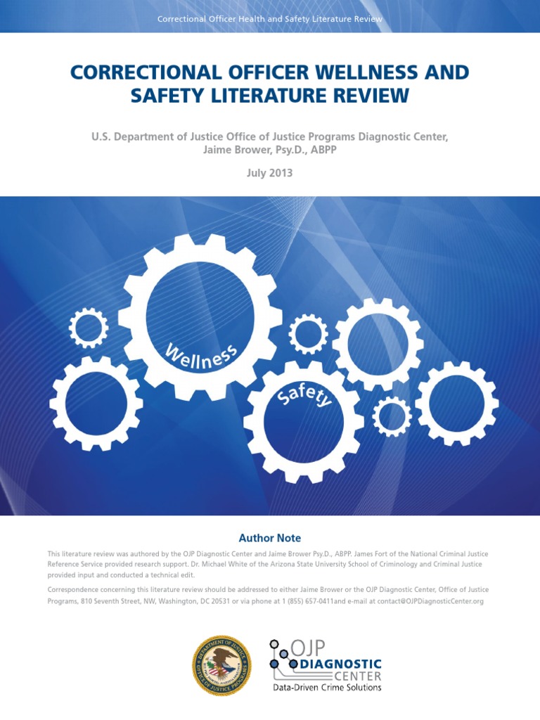 Correctional Officer Wellness and Safety Literature Review | PDF ...