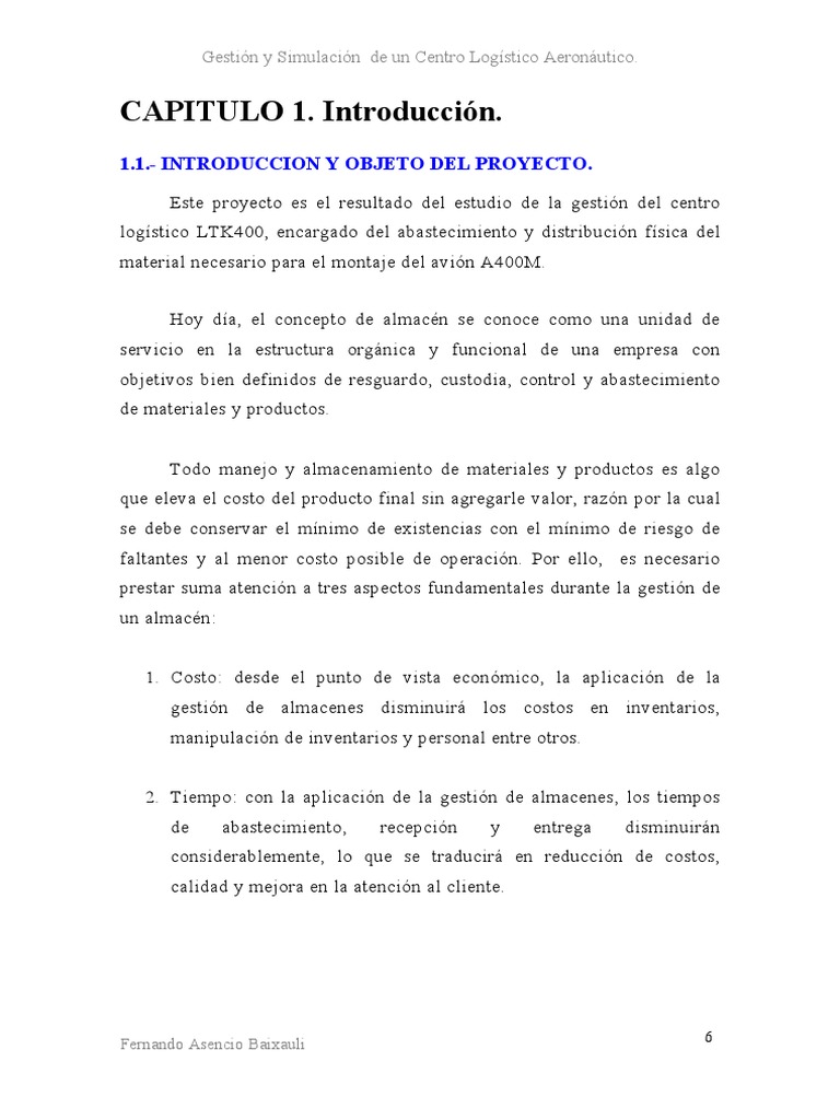 Capitulo 1. Introduccion | PDF | Logística | Almacén