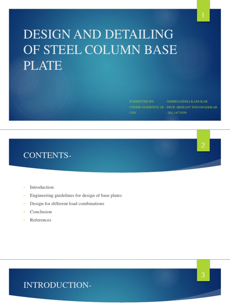 On Base Plate | PDF | Structural Steel | Column