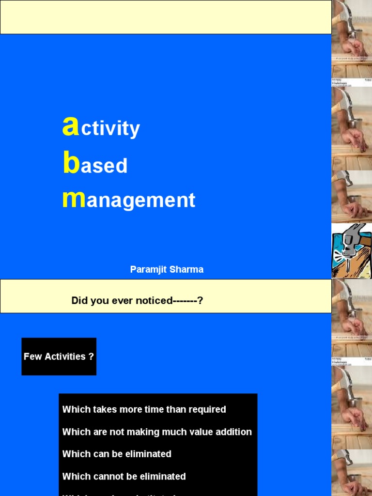 Activity Based Management | PDF | Business Process | Competition