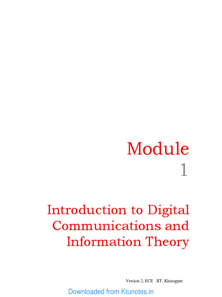 Digital Communication PDF 1 PDF | PDF | Sampling (Signal Processing) | Modulation