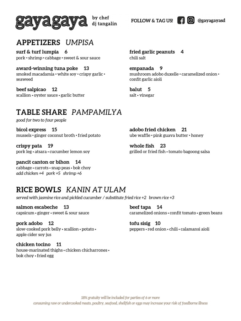 Gaya Gaya Menu | Pickling | Scallion