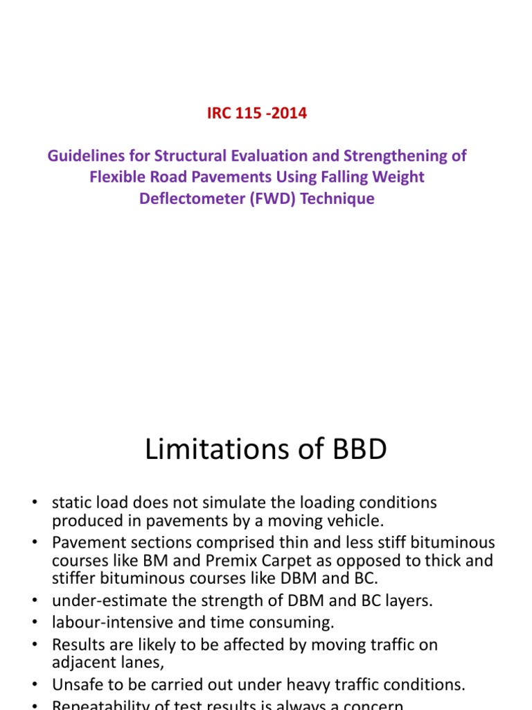 6 - Irc 15 - FWD PDF | PDF | Young's Modulus | Civil Engineering