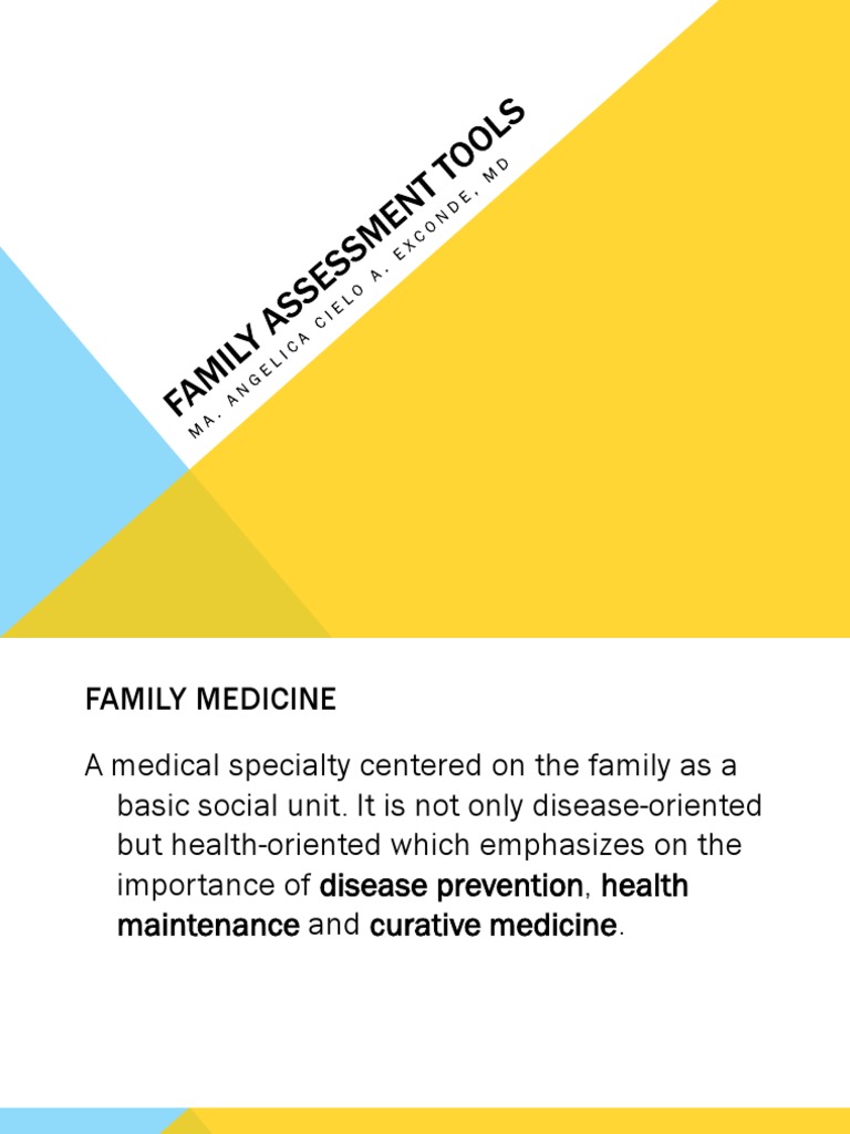 Family Assessment Tools Overview Pdf Health Care Family