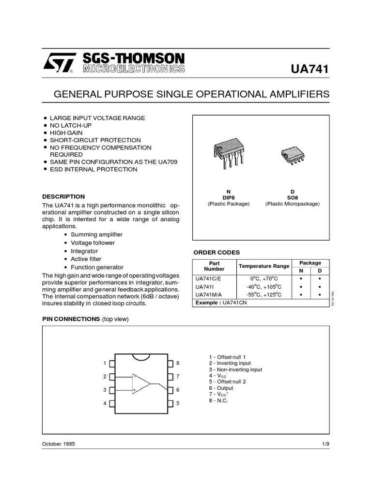 741 operational amplifier datasheet pdf storage
