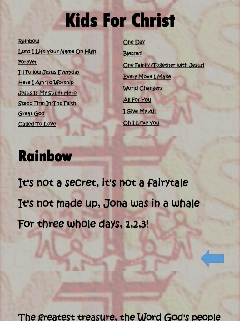 KFC Songs | PDF | Worship | Jesus