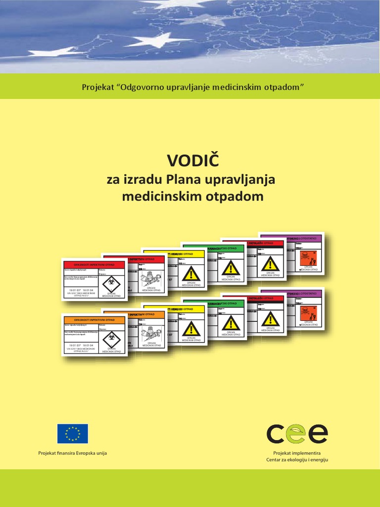 Vodic Za Izradu Plana Upravljanja Medicinskim Otpadom PDF | PDF