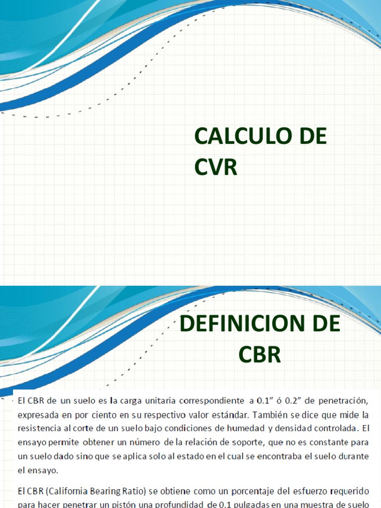 Calculo de CVR | PDF