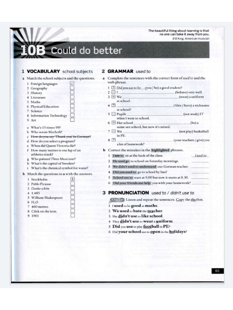 Study Guide Esl | PDF