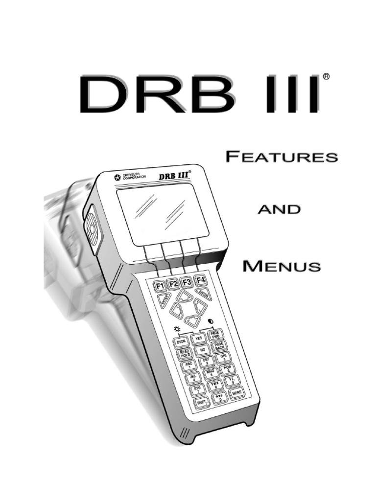 DRB 3 Features Menus PDF | PDF | Anti Lock Braking System ...