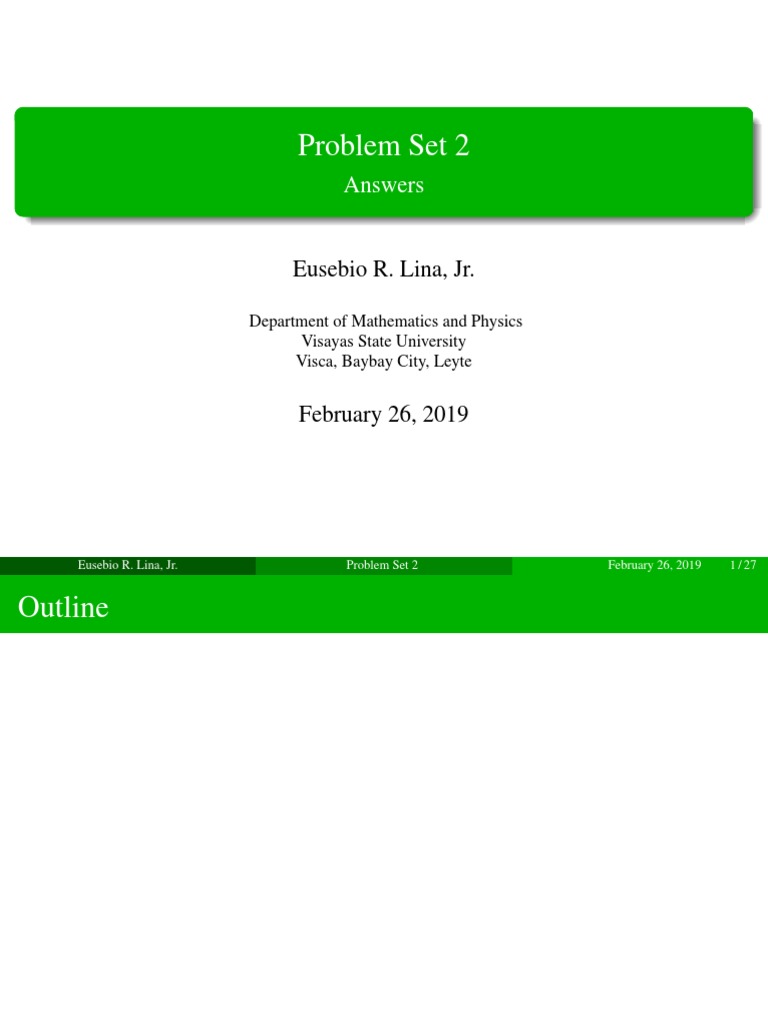 Problem Set 2 PDF | PDF | Real Analysis | Combinatorics