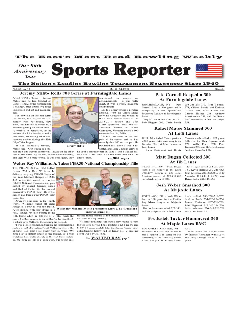 May 8 - 14, 2019 Sports Reporter | PDF | Precision Sports | Teams
