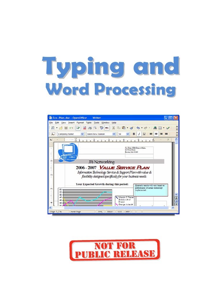 Typing and Word Processing Worktext PDF | PDF | Bracket | Page Layout