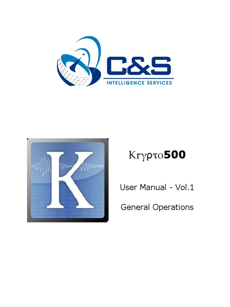 Krypto500 User Manual Vol-1 PDF | PDF | Parsing | Computer File