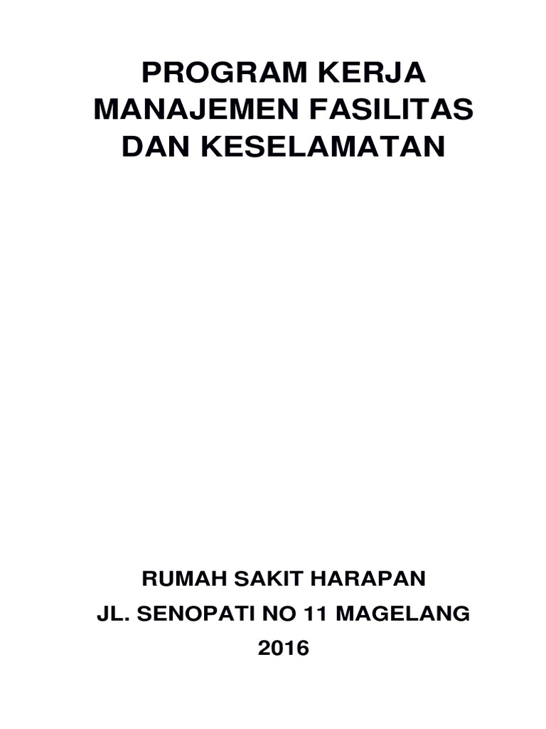 MFK 11 Program Kerja MFK | PDF
