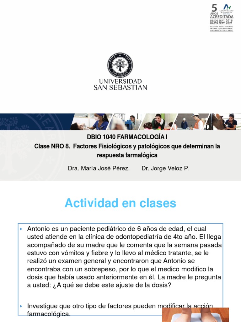 Clase 8 Factores Fisiologicos y Patologicos 201910 | PDF | Farmacología ...