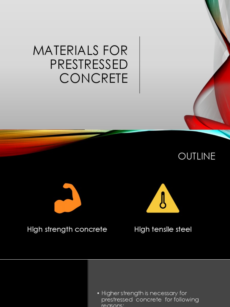 Lecture 2 Materials and Methods 2 | PDF | Prestressed Concrete ...