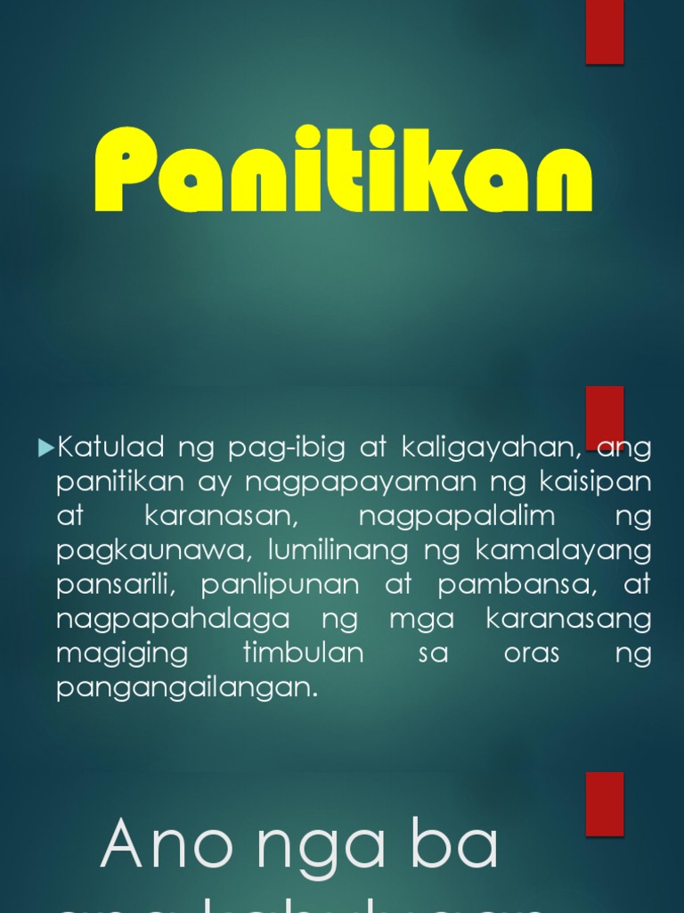 Panitikan In English