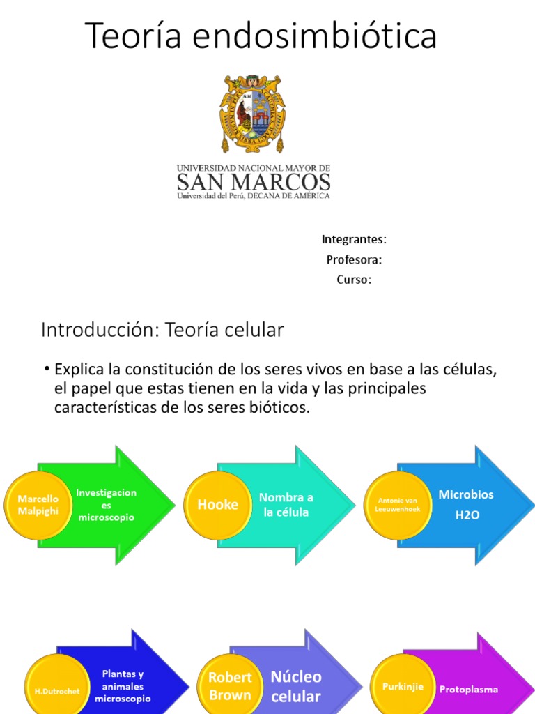 Teoría endosimbiótica | Mitocondria | Cloroplasto