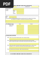 8D Report Template Excel | PDF