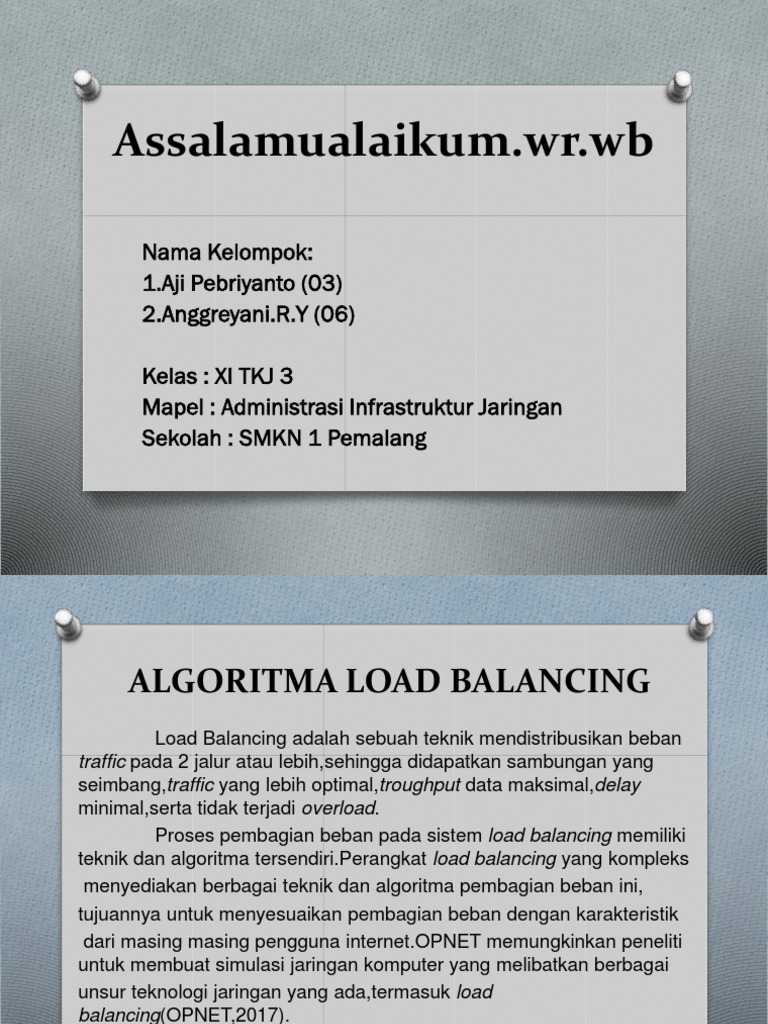 Algoritma Load Balancing | PDF