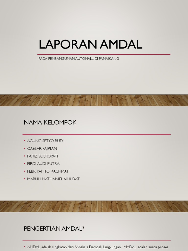 Laporan Amdal Auto Mall | PDF