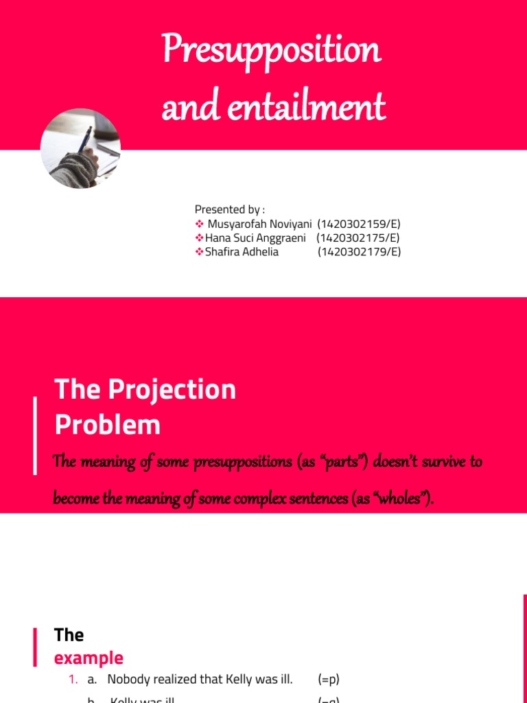 Projection Problem | Download Free PDF | Logical Consequence ...