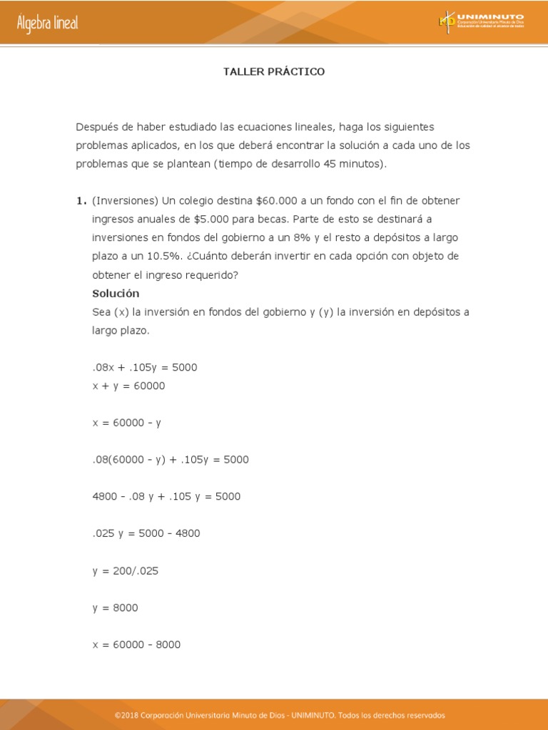 Taller Practico 2 PDF | PDF | Finanzas Matemáticas | Economias