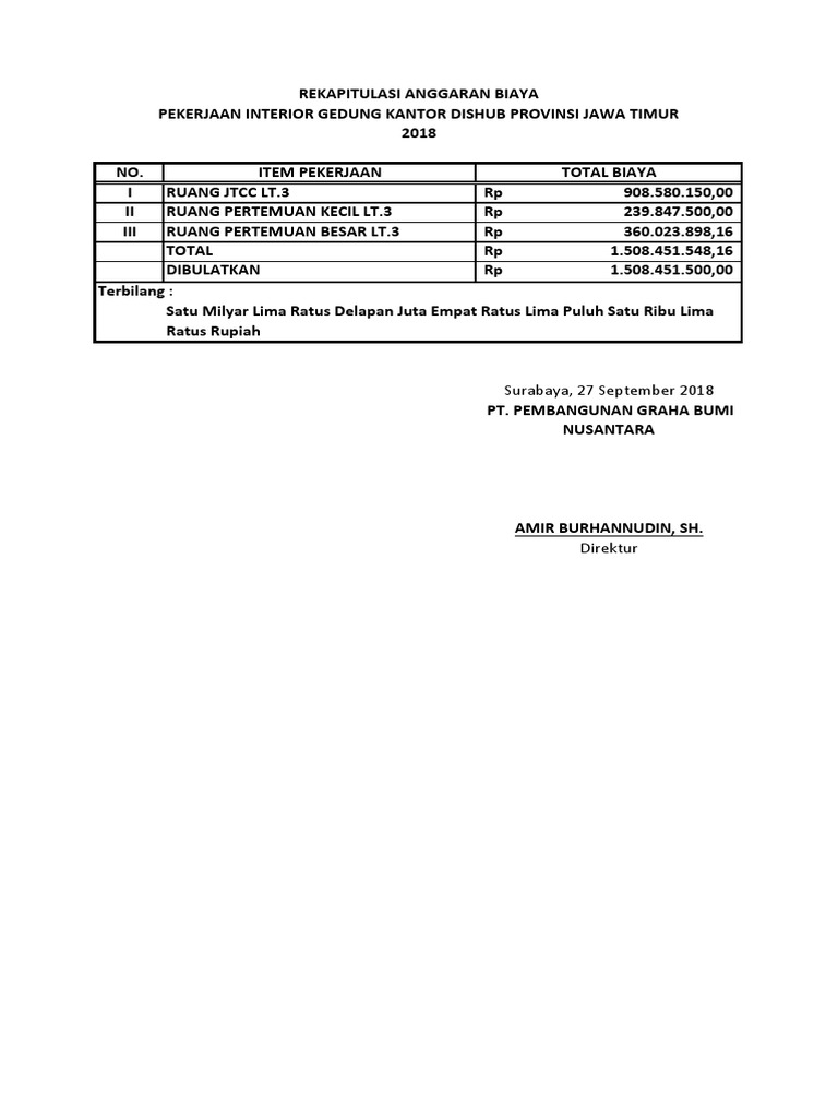 Rab Subcon PGBN Interior | PDF