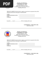 Certificate of Unavailability Sample | PDF