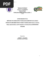 Sample Action Research Proposal - DepEd Camsur Format | PDF | Inquiry ...
