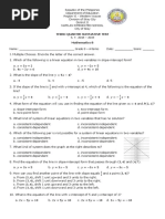 Diagnostic Test-Grade 8 | PDF | Mathematical Objects | Teaching Mathematics