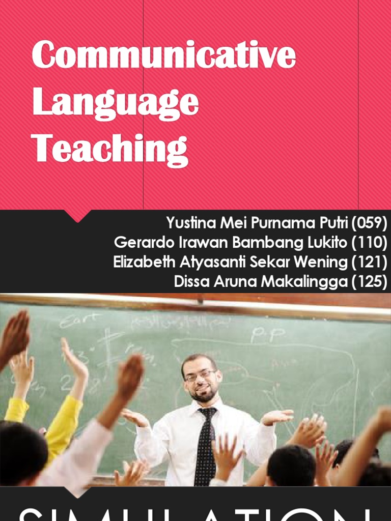 (Presentation) Communicative Language Teaching | PDF | Language ...