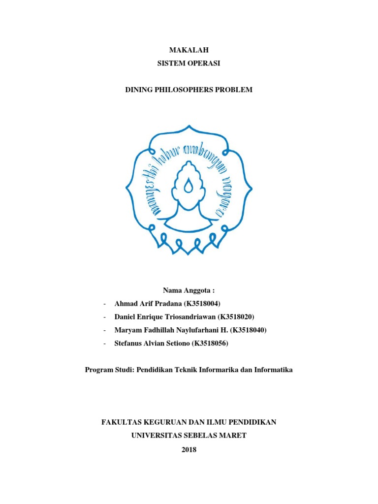Makalah Dining Philosophers Problem | PDF