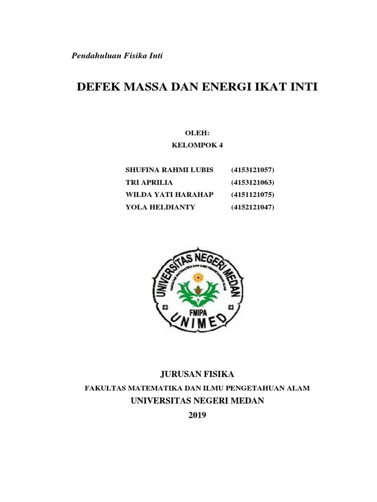 Defek Massa dan Energi Ikat Inti | PDF