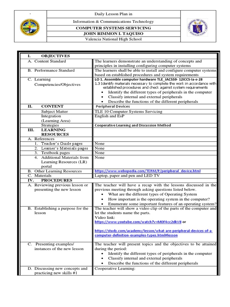 Understanding Computer Peripherals: An Interactive Lesson on ...