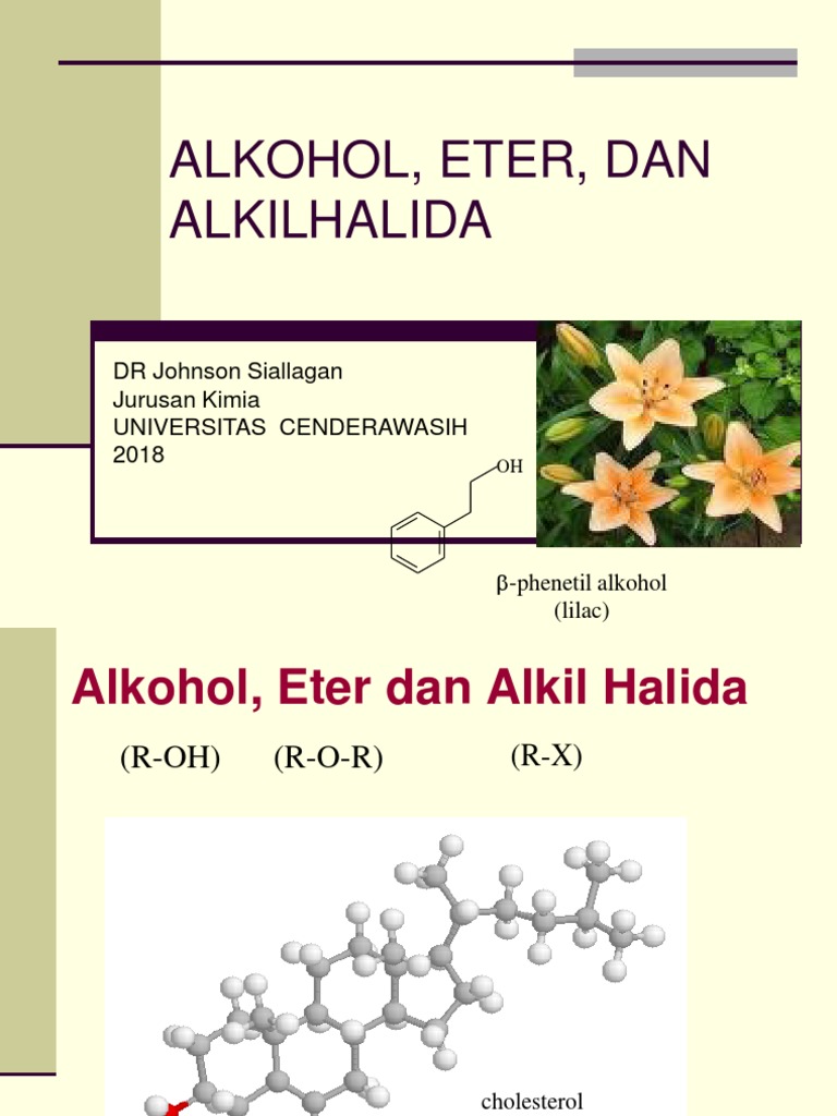 7a Alkohol Eter Alkil Halida | PDF | Sains & Matematika