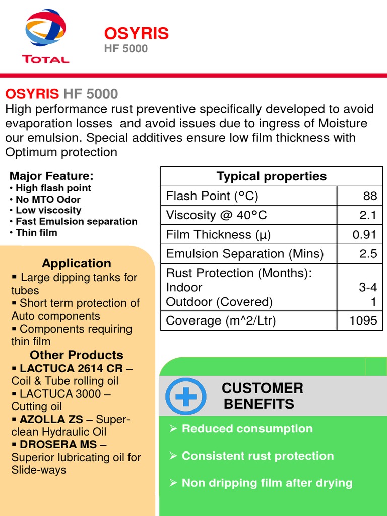 Osyris HF 5000 | PDF