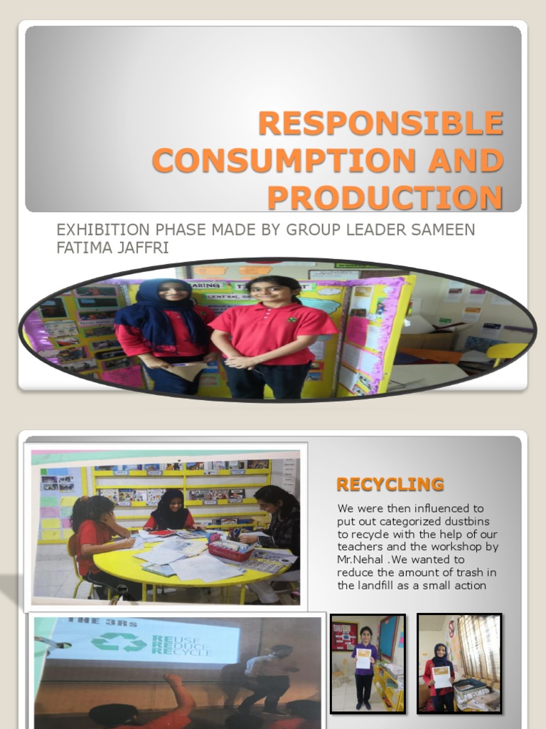 Responsible Consumption and Production New | PDF