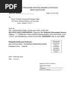 Bank Certificate Format Template | PDF