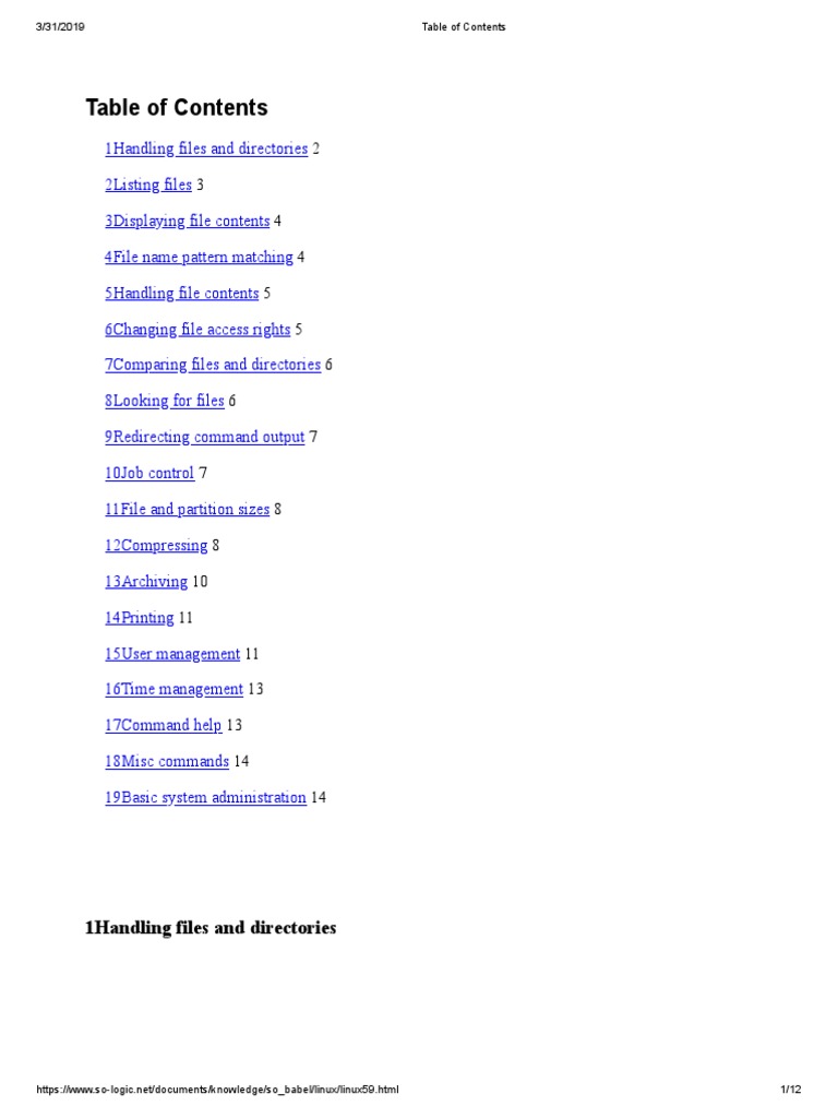 1handling Files and Directories | PDF | Directory (Computing) | File System