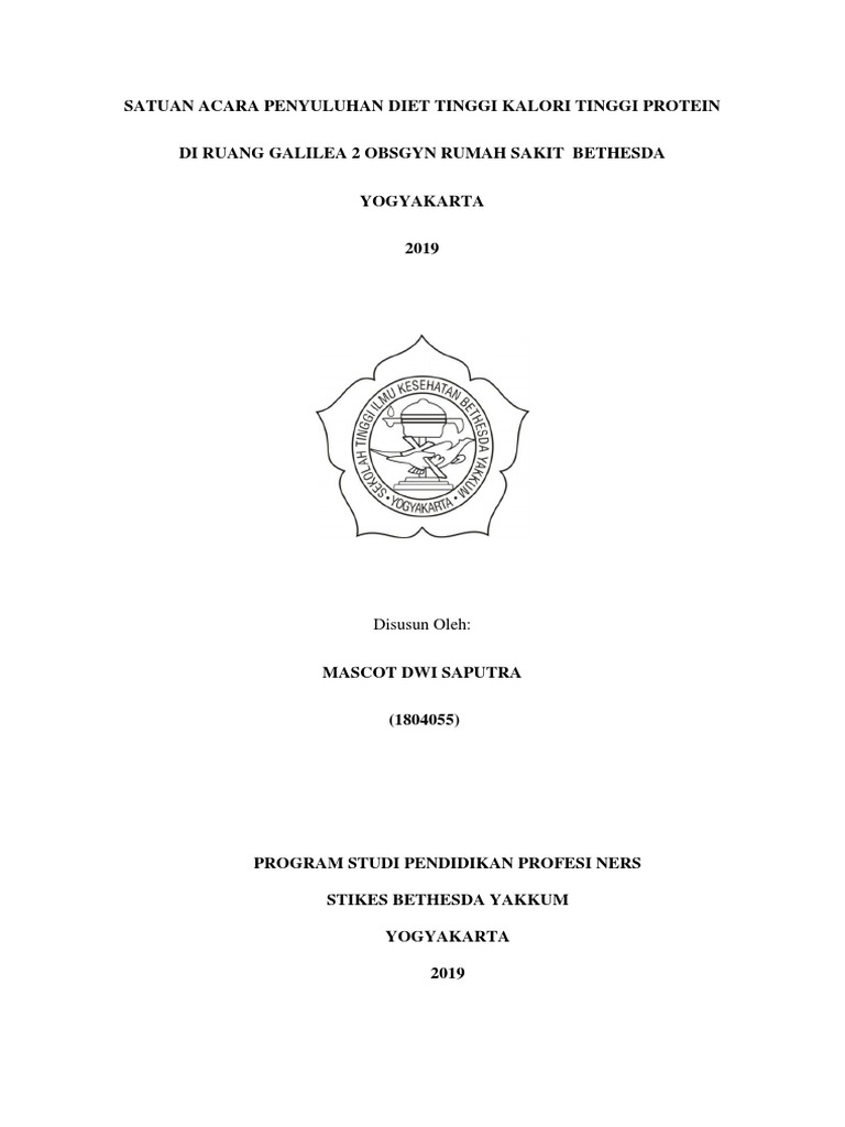 Sap Diet TKTP | PDF | Sains & Matematika