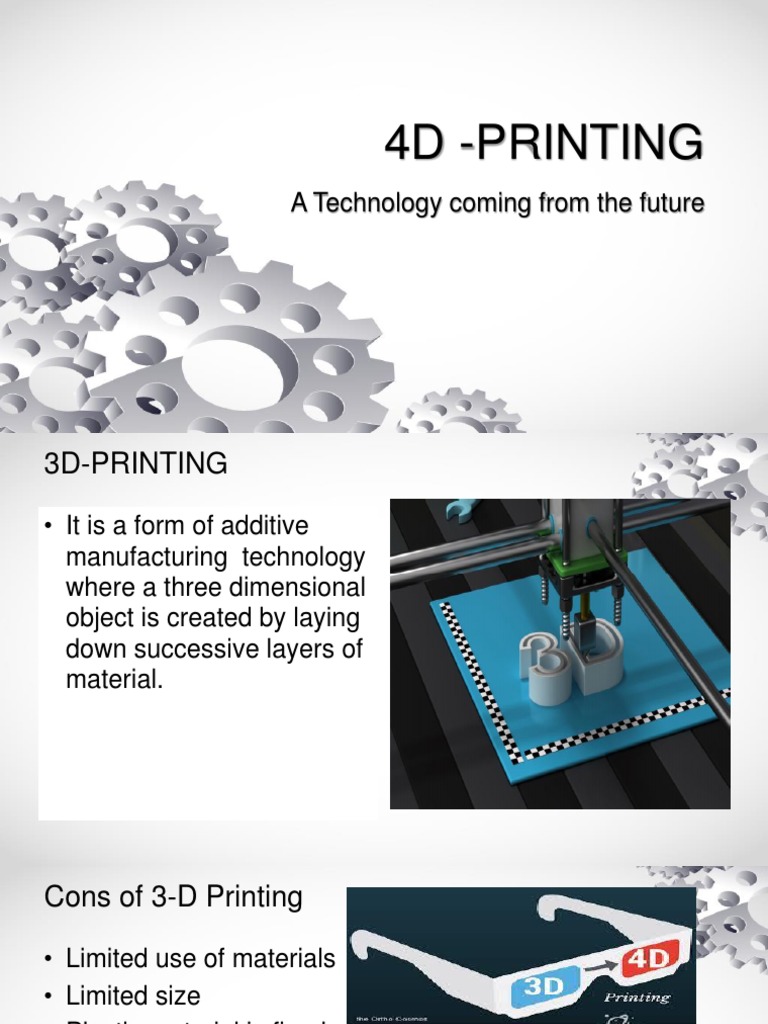 4D -Printing: A Technology coming from the future